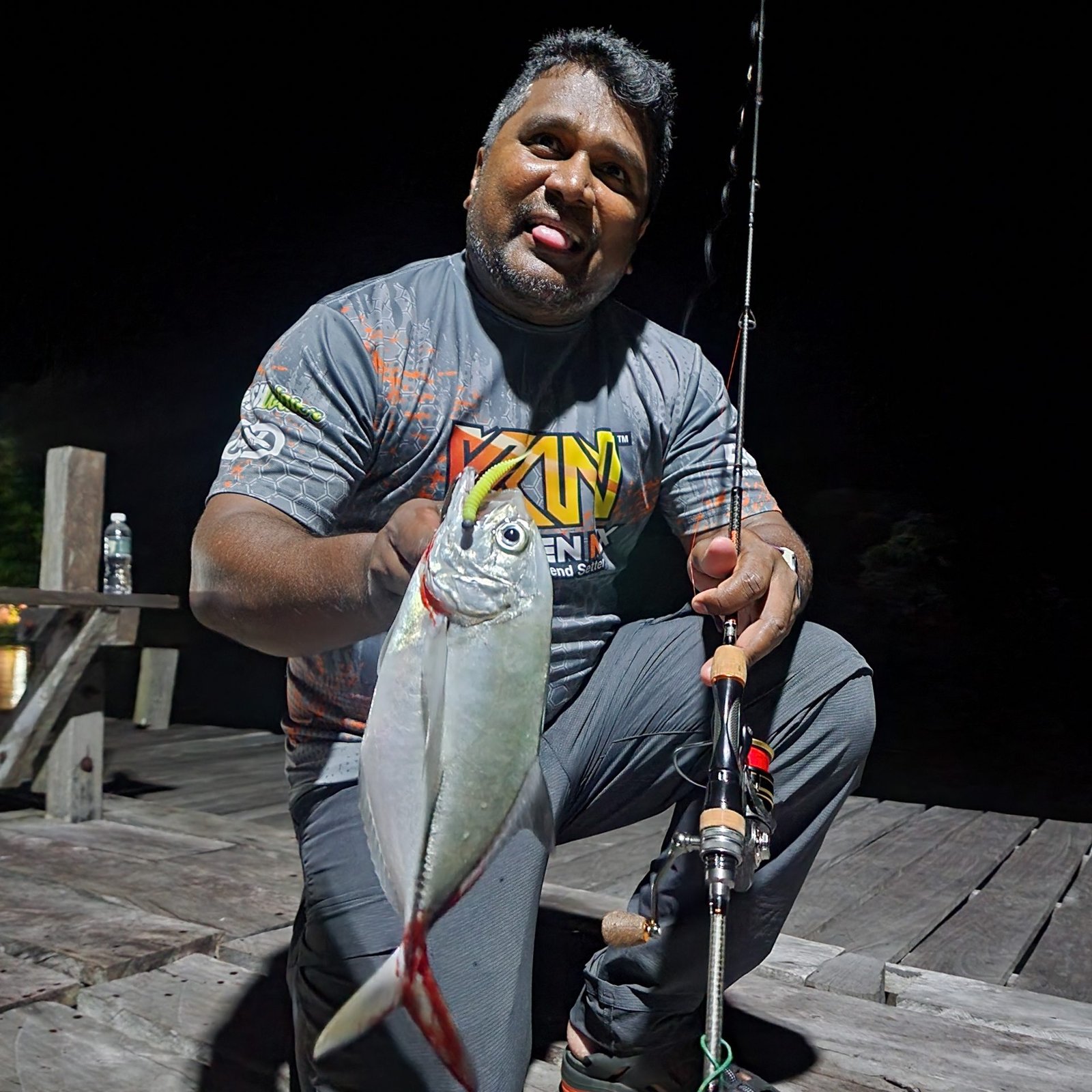 BIGEYE TREVALLY AND BIGEYE SCAD NIGHT FISHING USING GELI GELI SOFTBAIT
